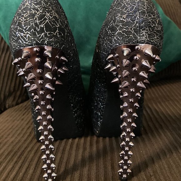 Shoes | Goth Spiked Platform Heel 9 Women | Poshmark